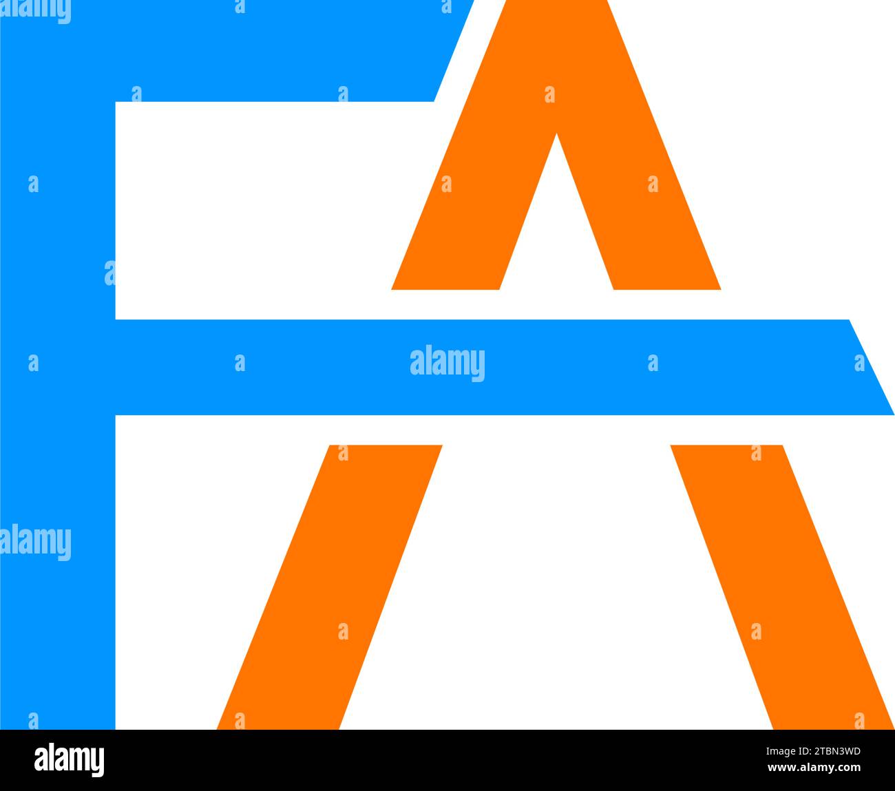 Initial Letter FA Logo Template Design Stock Vector Image & Art - Alamy