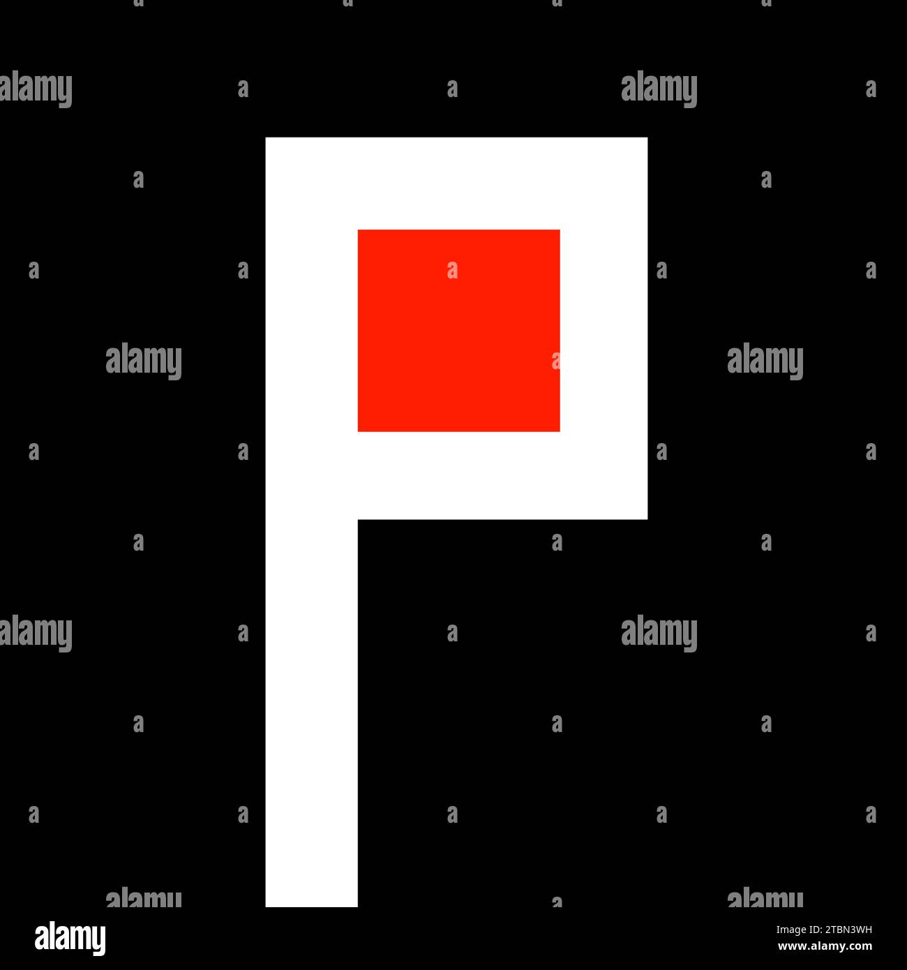 Letter P cube logo icon design template elements Stock Vector Image ...