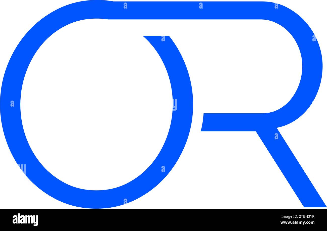 Initial letter O & R logo template vector Stock Vector Image & Art - Alamy