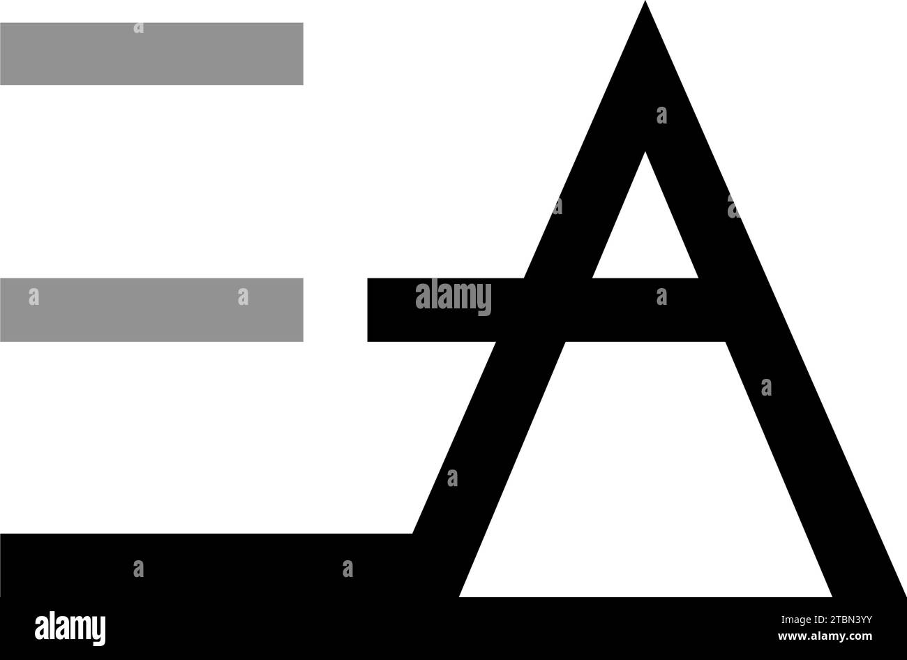 EA Logo Initial Letter Design Template Vector Stock Vector Image & Art ...