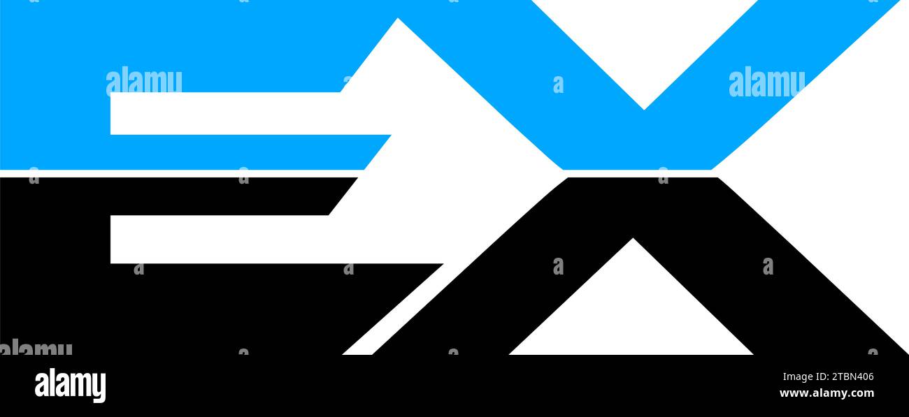 Initial letter EX logo template design Stock Vector Image & Art - Alamy