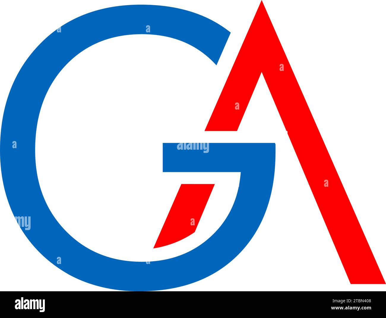 Initial Letter GA Logo Template Design Stock Vector Image & Art - Alamy