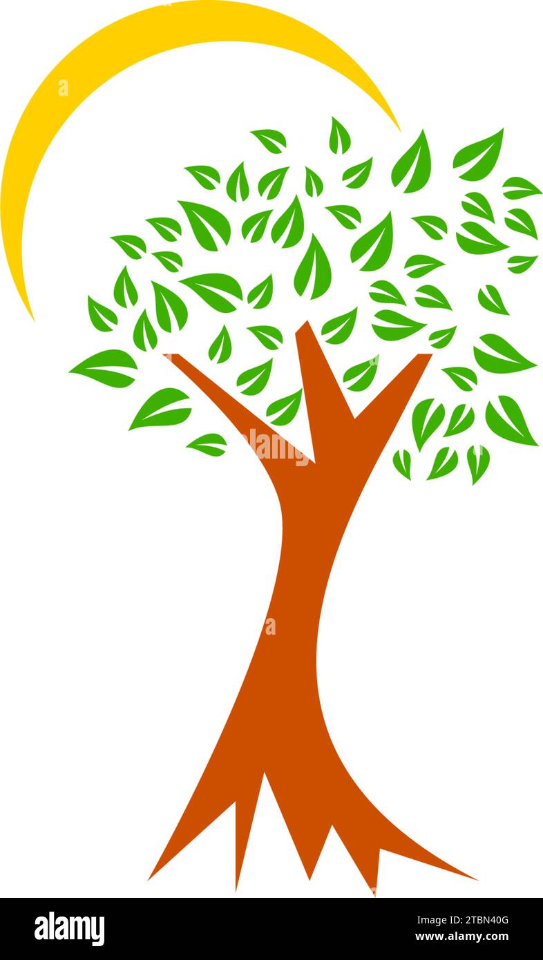Tree logo template Stock Vector Image & Art - Alamy