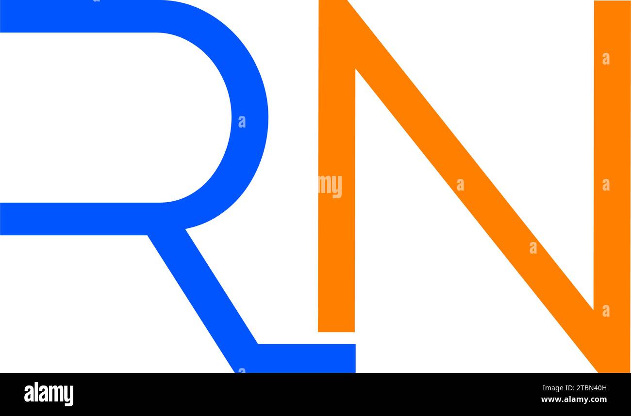 Initial letter rn hi-res stock photography and images - Alamy