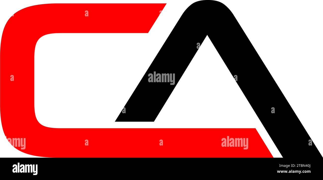 Initial Letter CA Logo Template Design Vector Stock Vector Image & Art ...