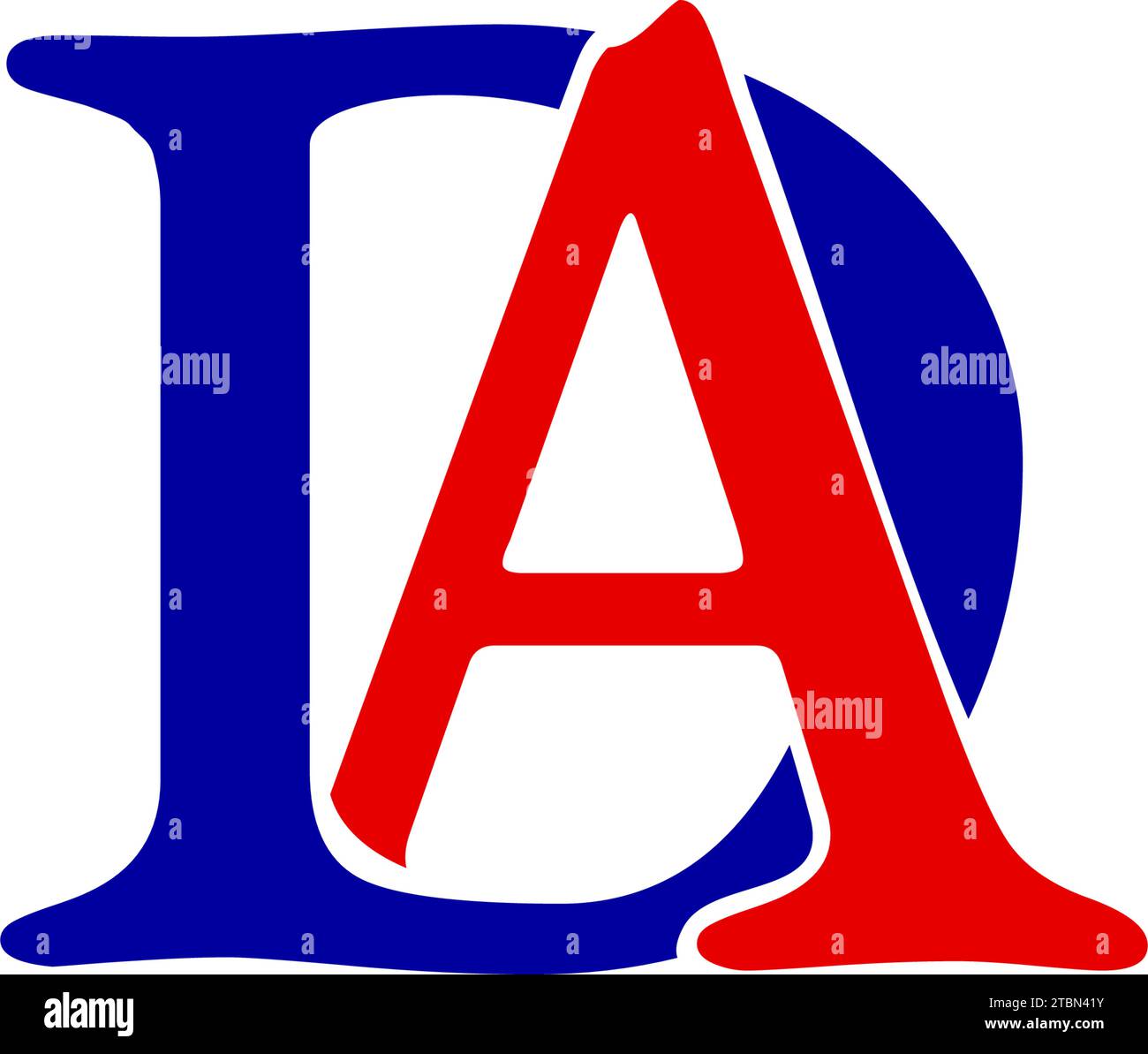 DA logo initial letter design template illustration Stock Vector Image ...