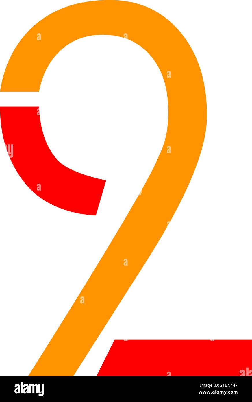 Letter 92 logo icon design template elements Stock Vector Image & Art ...