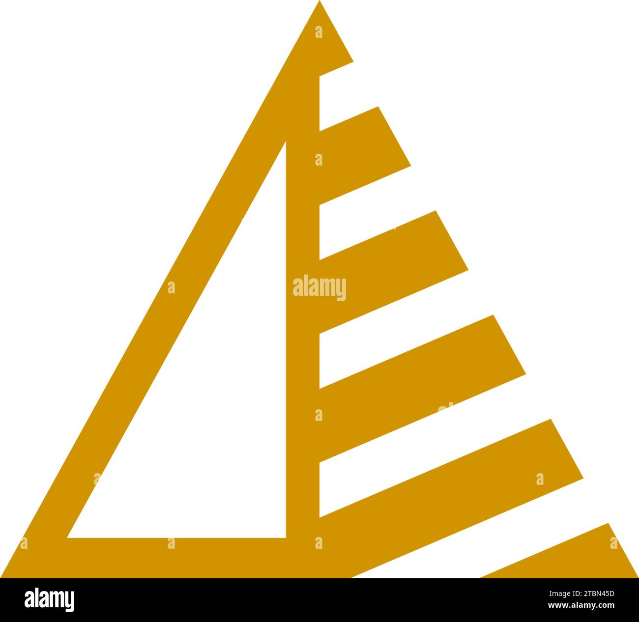 Pyramid Logo Template vector illustration Stock Vector Image & Art - Alamy