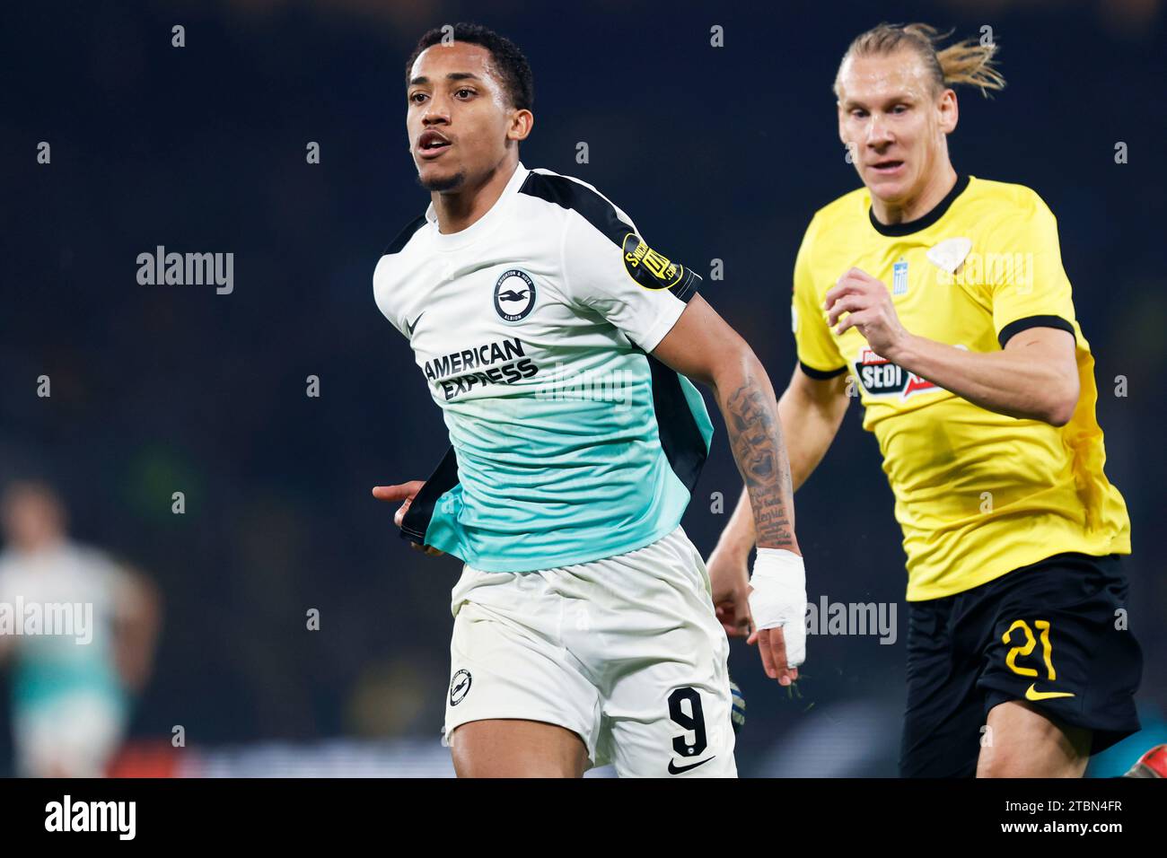 Athens, Greece. Credit: D. 30th Nov, 2023. Joao Pedro (Brighton ...