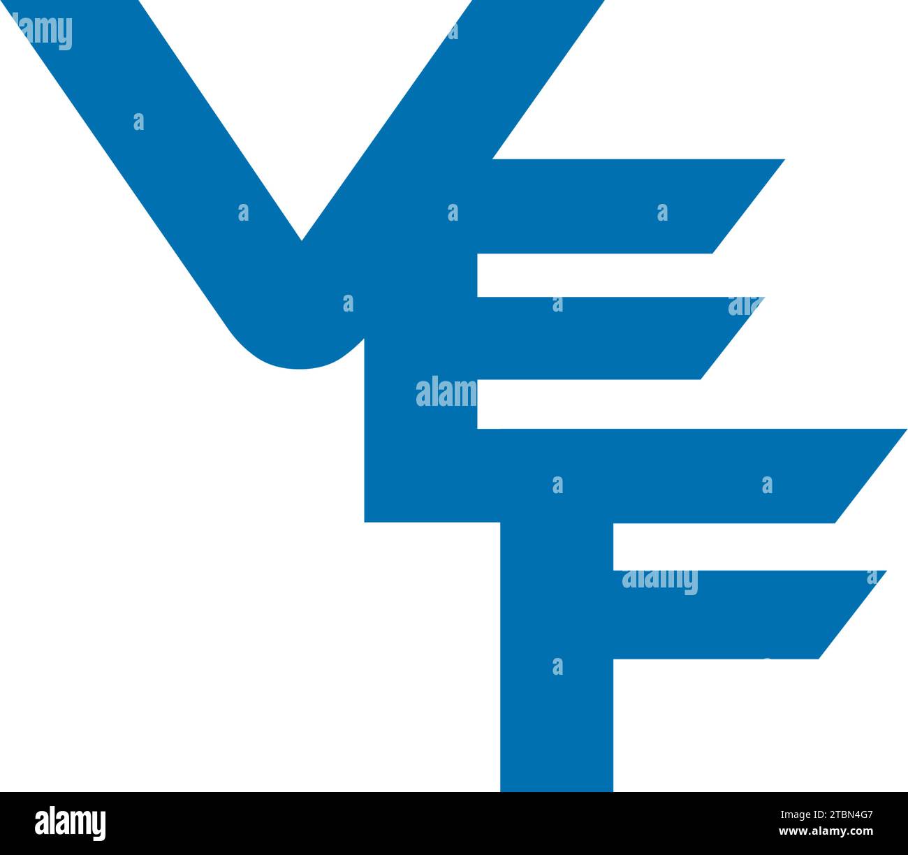 Initial Letter VEF Logo Template Design Stock Vector Image & Art - Alamy