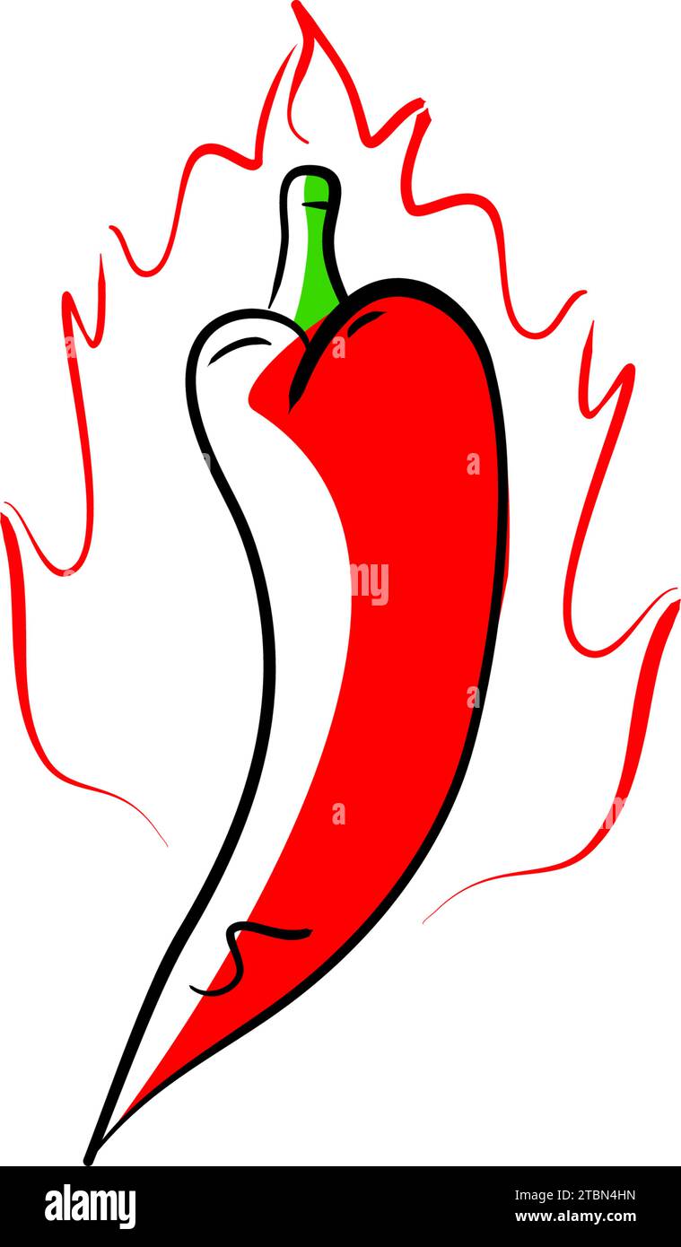 Hot chili logo design template Stock Vector Image & Art - Alamy