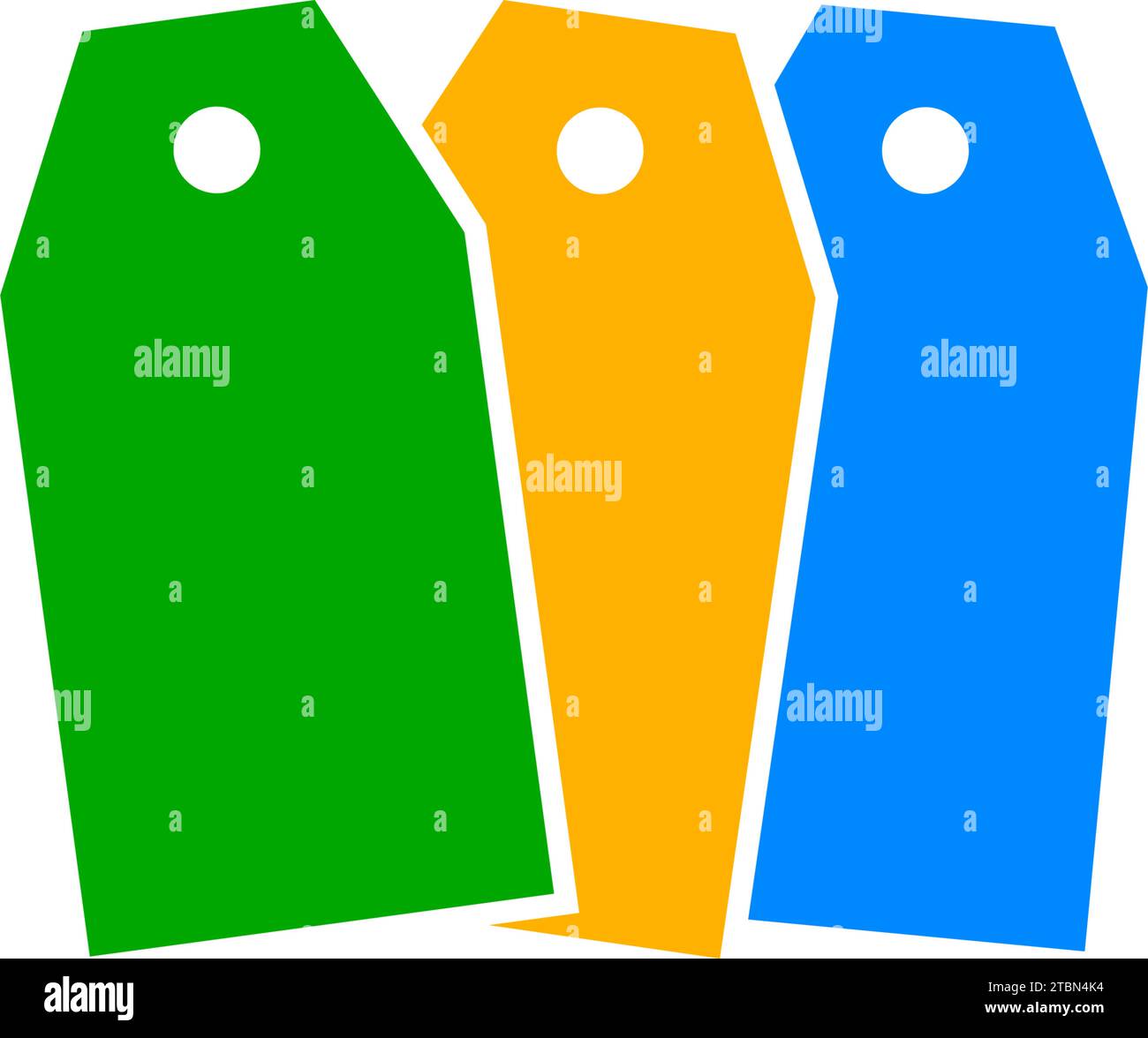 Colorful Price Tag Retail Logo Design Template Vector Stock Vector ...