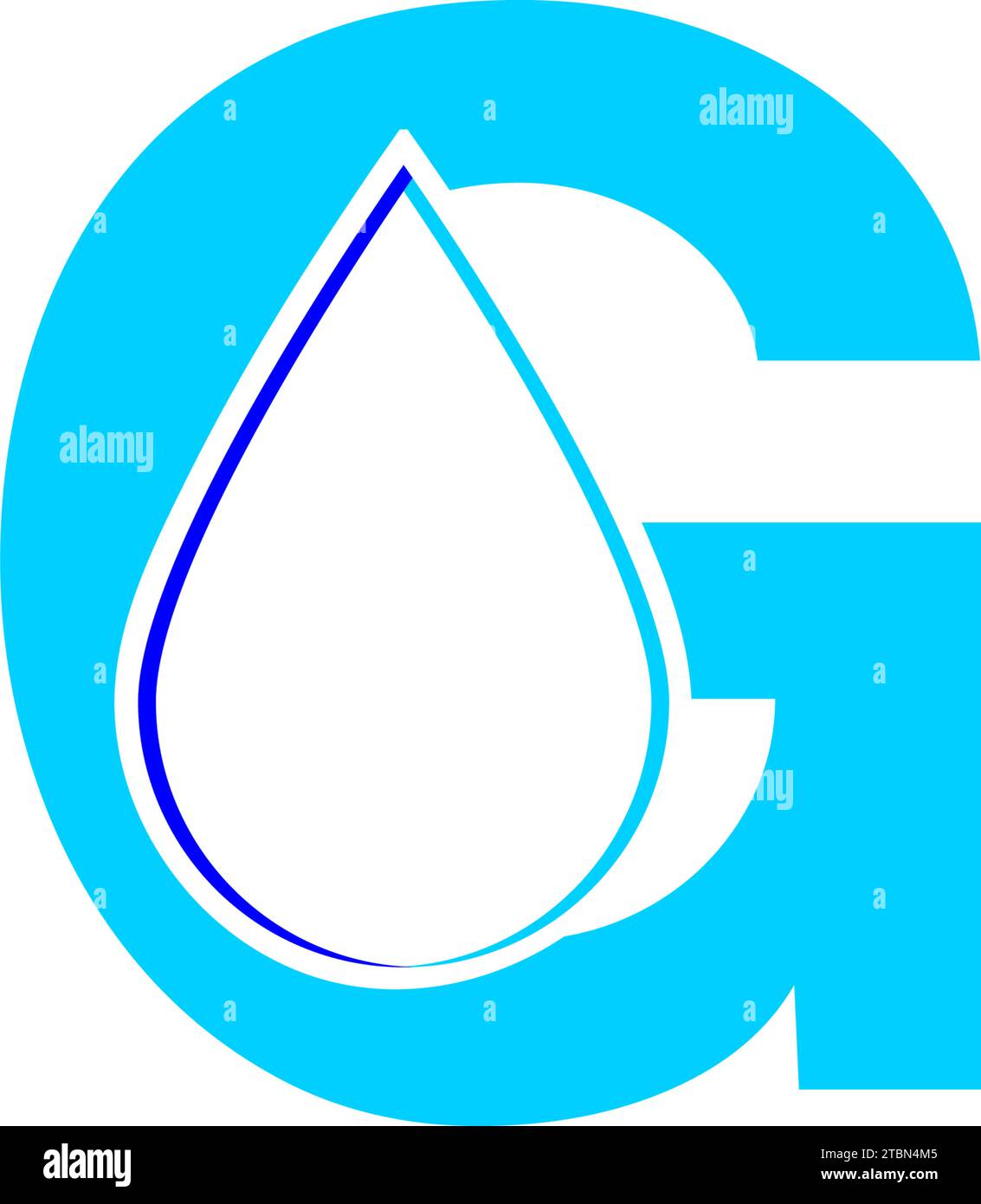 Letter G water drop logo icon design template elements Stock Vector ...