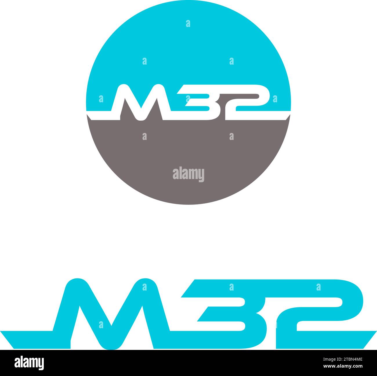 Initial Letter M32 Logo Design Template Stock Vector Image & Art - Alamy
