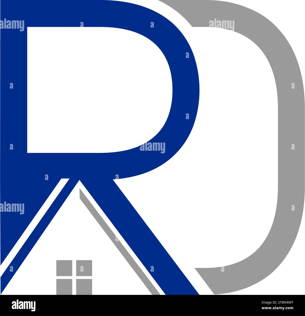 Initial Logo RD With House Icon, Business Logo And Property Developer ...
