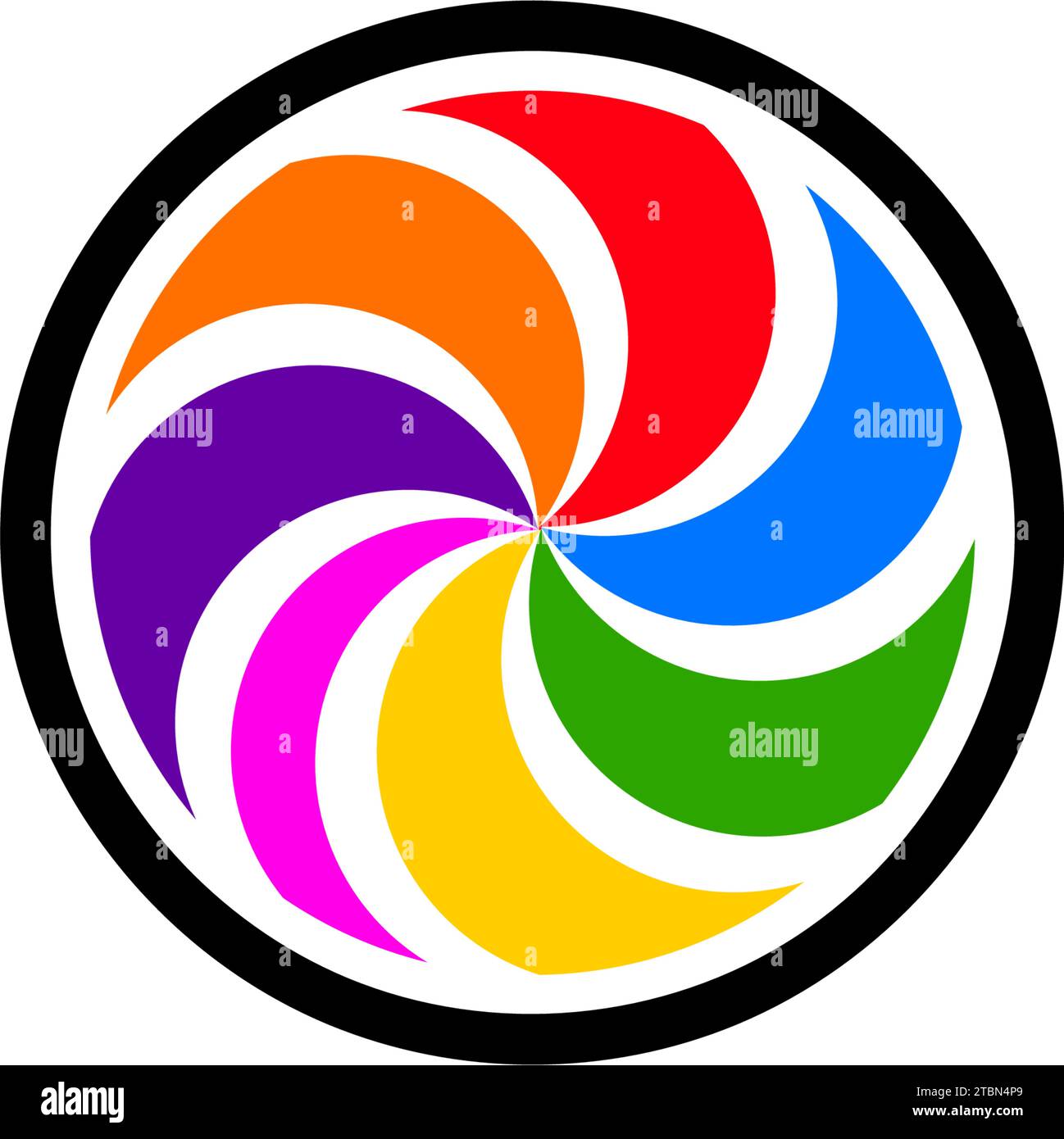 Abstract circle swirl logo design Stock Vector Image & Art - Alamy