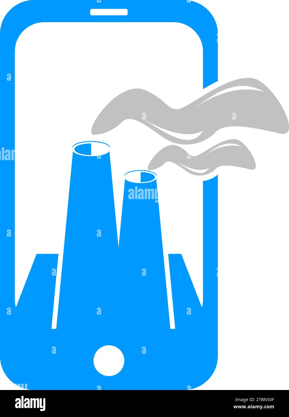 Mobile Factory Logo Design Template Stock Vector Image & Art - Alamy