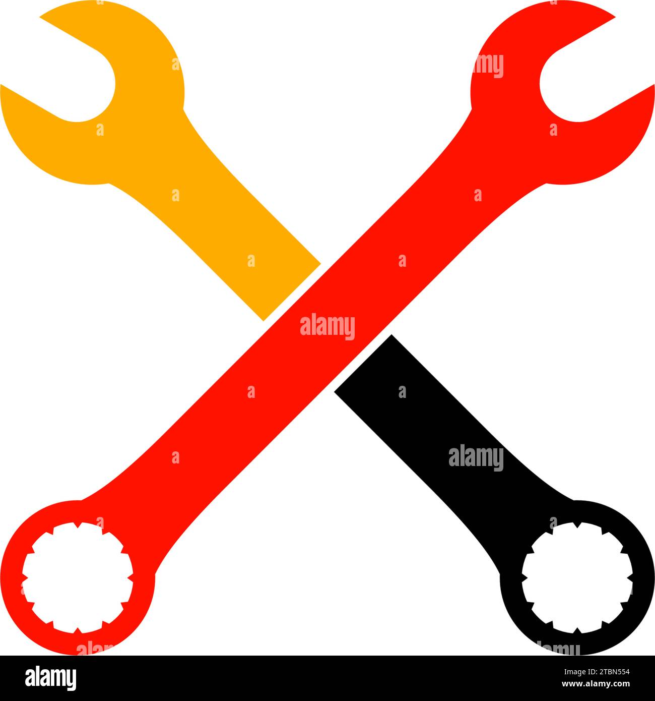 Car chain wrench Stock Vector Images - Alamy