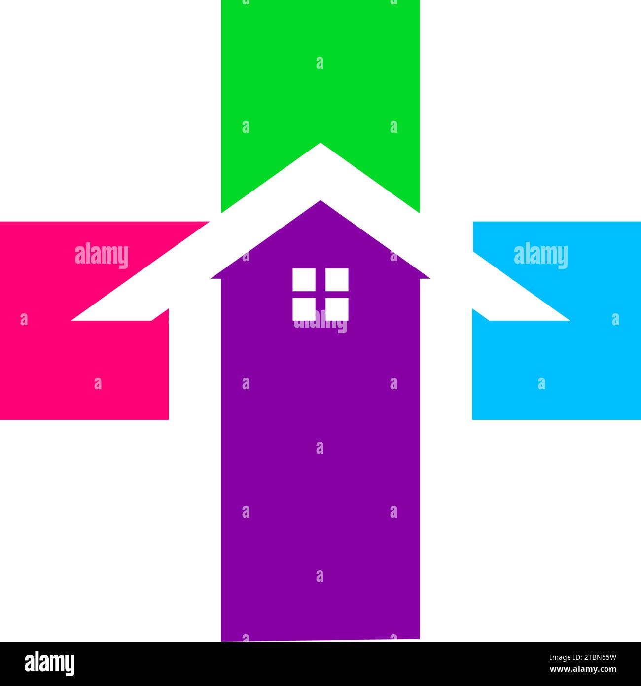 Medical House Logo Design Template Element Stock Vector Image & Art - Alamy