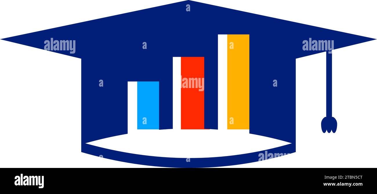 Stats Education Logo Design Element Stock Vector Image & Art - Alamy