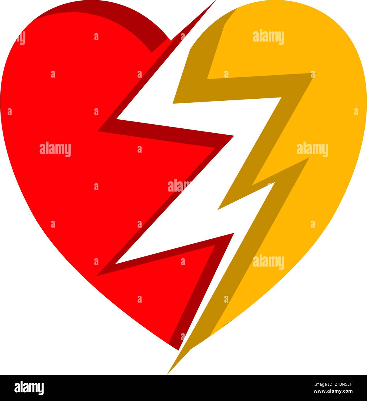 Thunder heart Cut Out Stock Images & Pictures - Alamy
