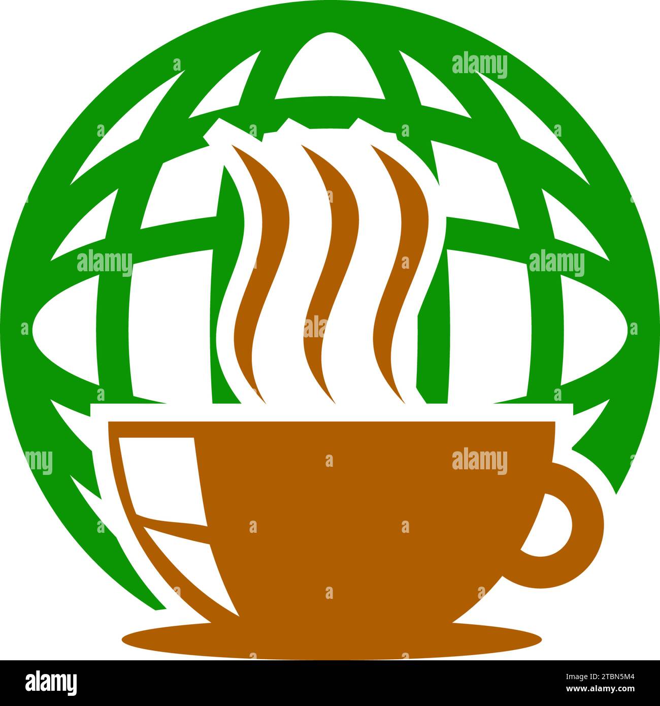 Coffee World Logo Design Stock Vector Image & Art - Alamy