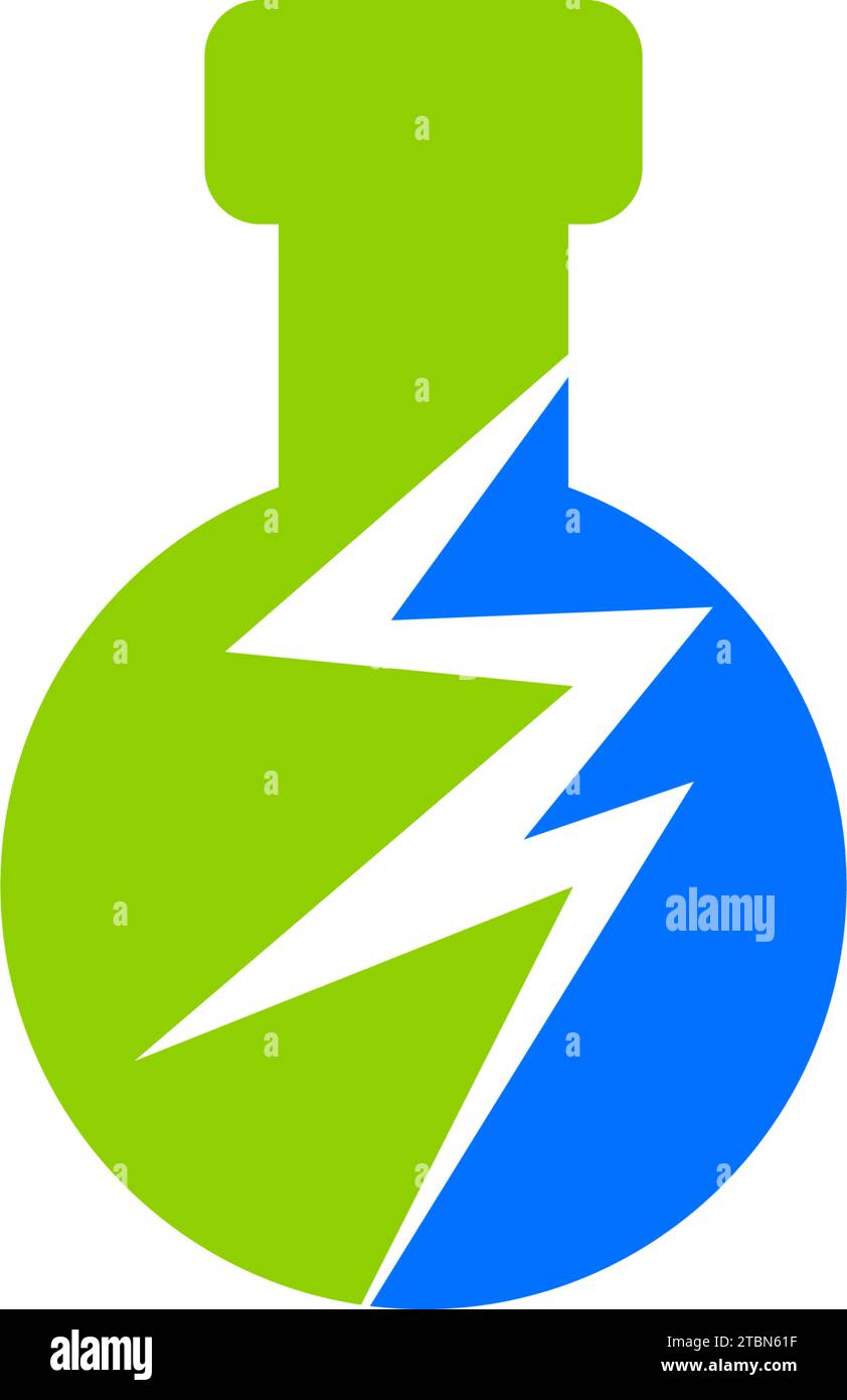 Electric Science Icon Logo Design Element Stock Vector Image & Art - Alamy