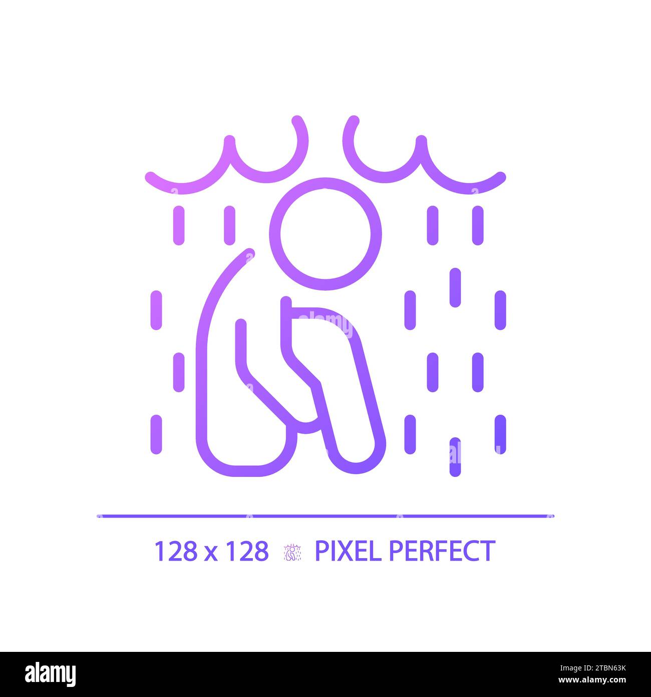 2D thin linear simple gradient despair icon Stock Vector Image & Art ... 2D thin linear simple gradient despair icon Stock Vector Image & Art ...