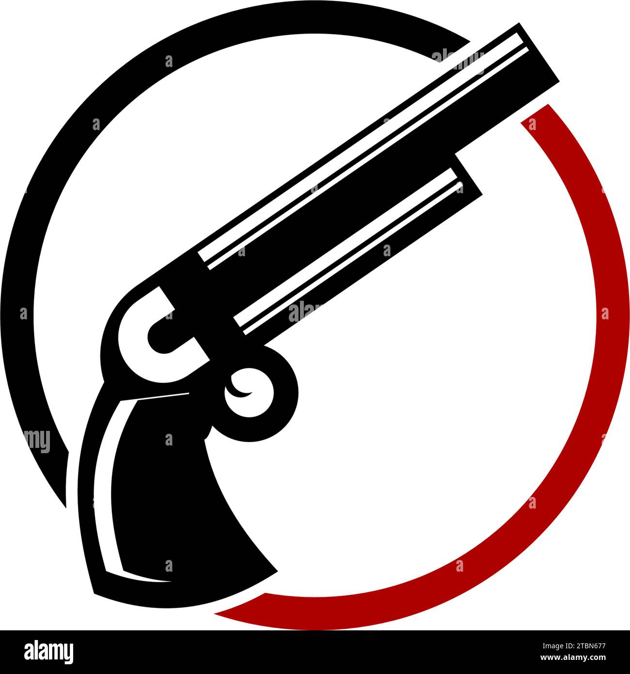 Guns logo template Stock Vector Image & Art - Alamy