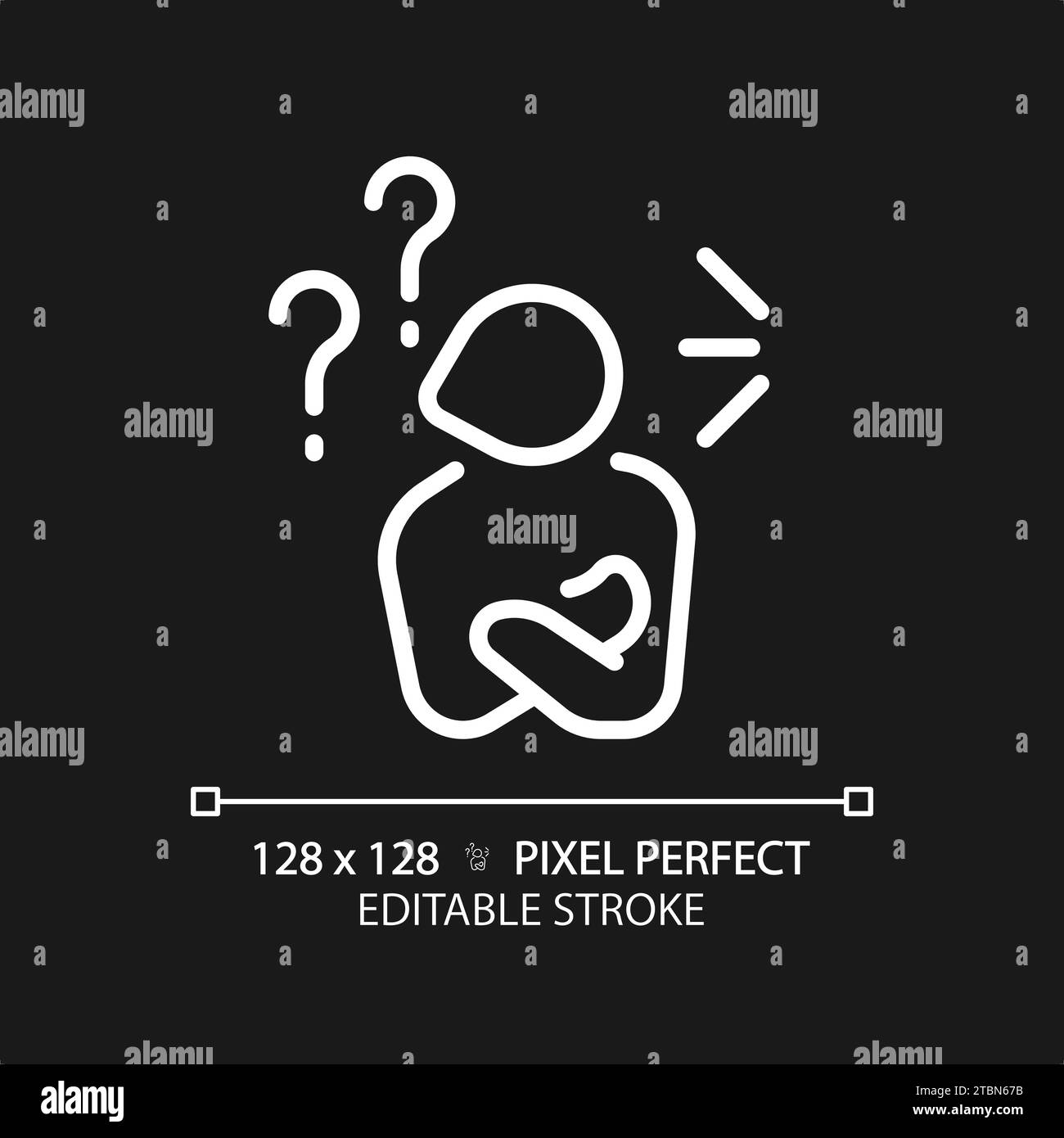 2D thin linear simple white ignoring icon Stock Vector Image & Art - Alamy 2D thin linear simple white ignoring icon Stock Vector Image & Art - Alamy