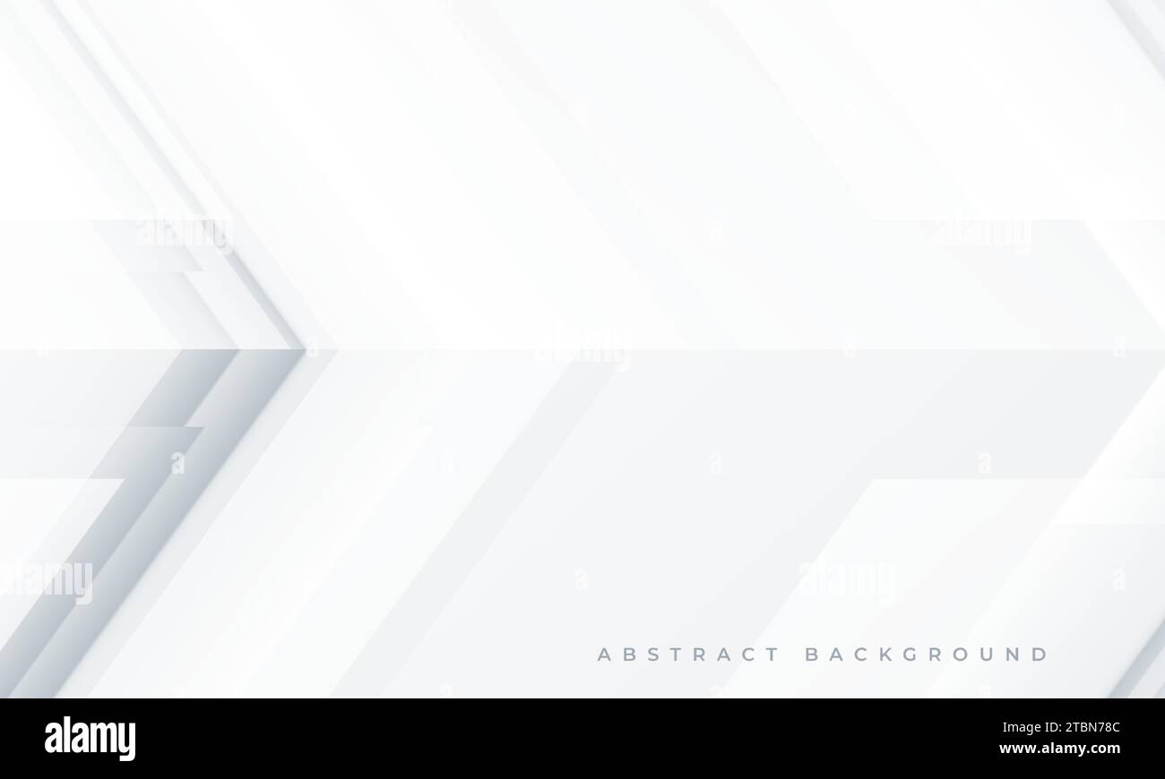 Abstract white and grey arrows futuristic technology background concept ...