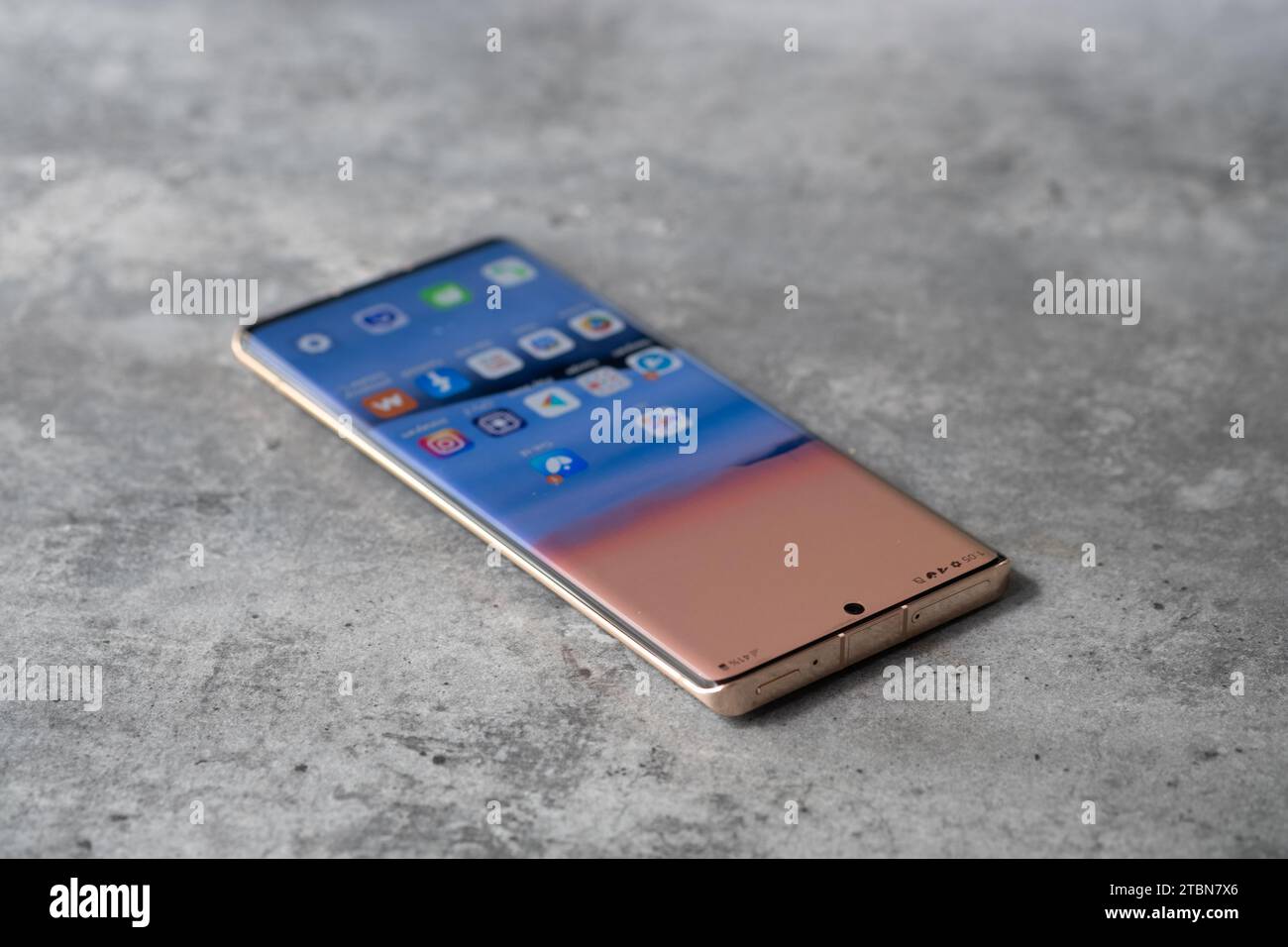 HCMC, VN - Nov 2023. LG Velvet 2 Pro smartphone Stock Photo - Alamy