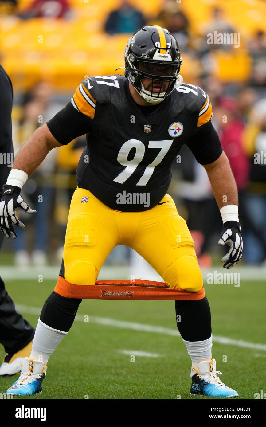 These are cleats worn by Pittsburgh Steelers defensive tackle Cameron ...