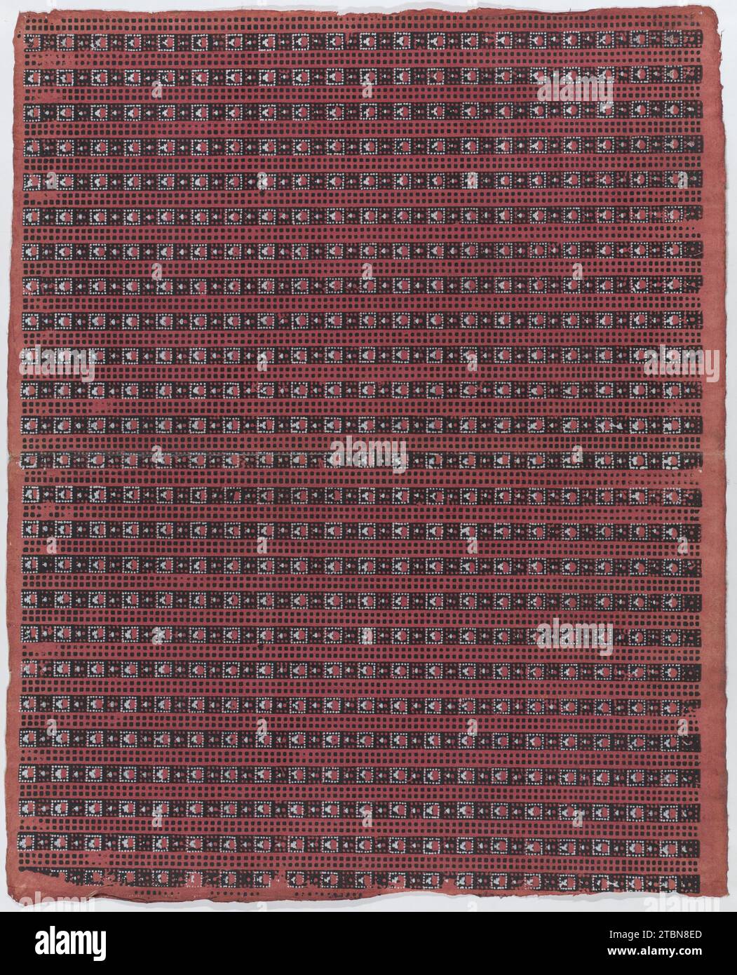 Sheet with overall geometric pattern 1948 by Remondini Family Stock ...