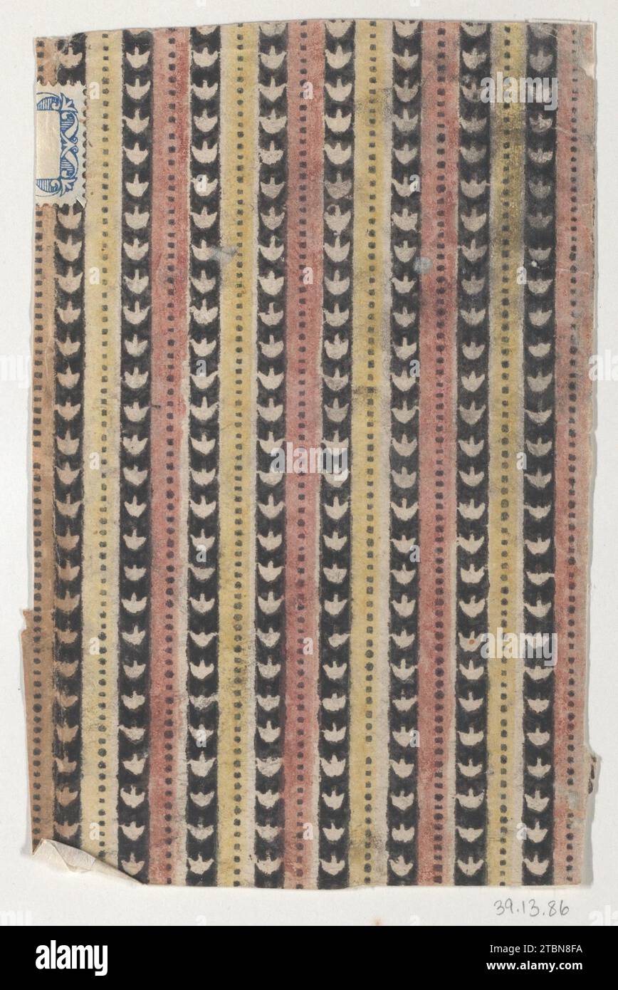 Sheet with a striped and dot pattern 1939 by Remondini Family Stock ...