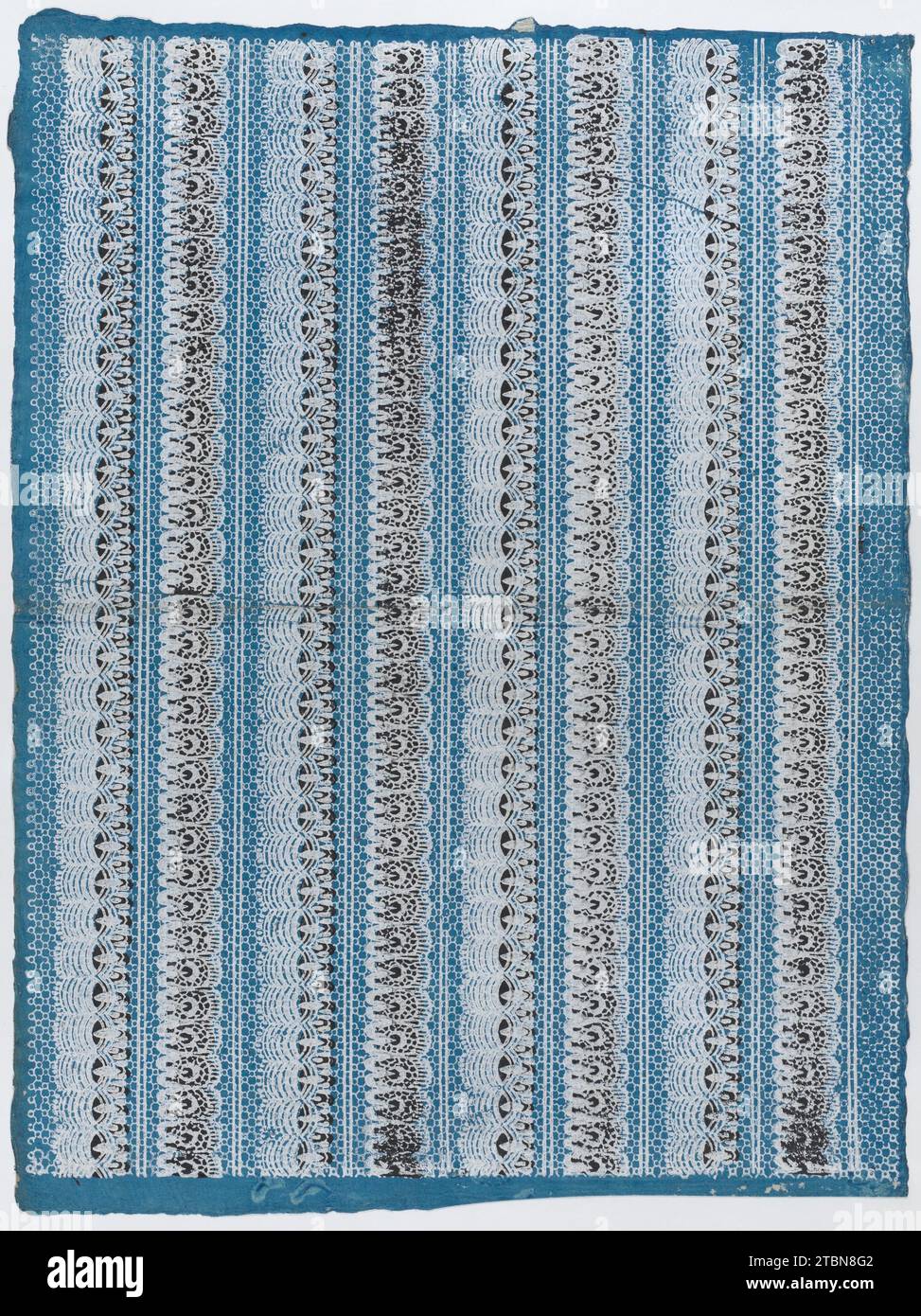 Sheet with four borders with a lace pattern 1948 by Remondini Family ...