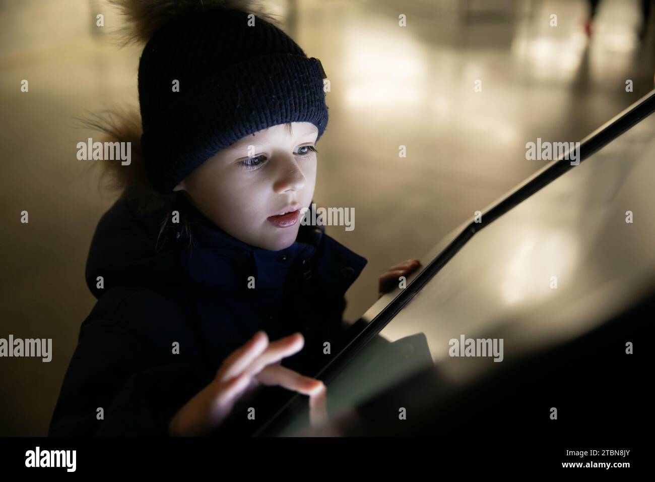 Hi tech protection, biometric identification and security scanning ...