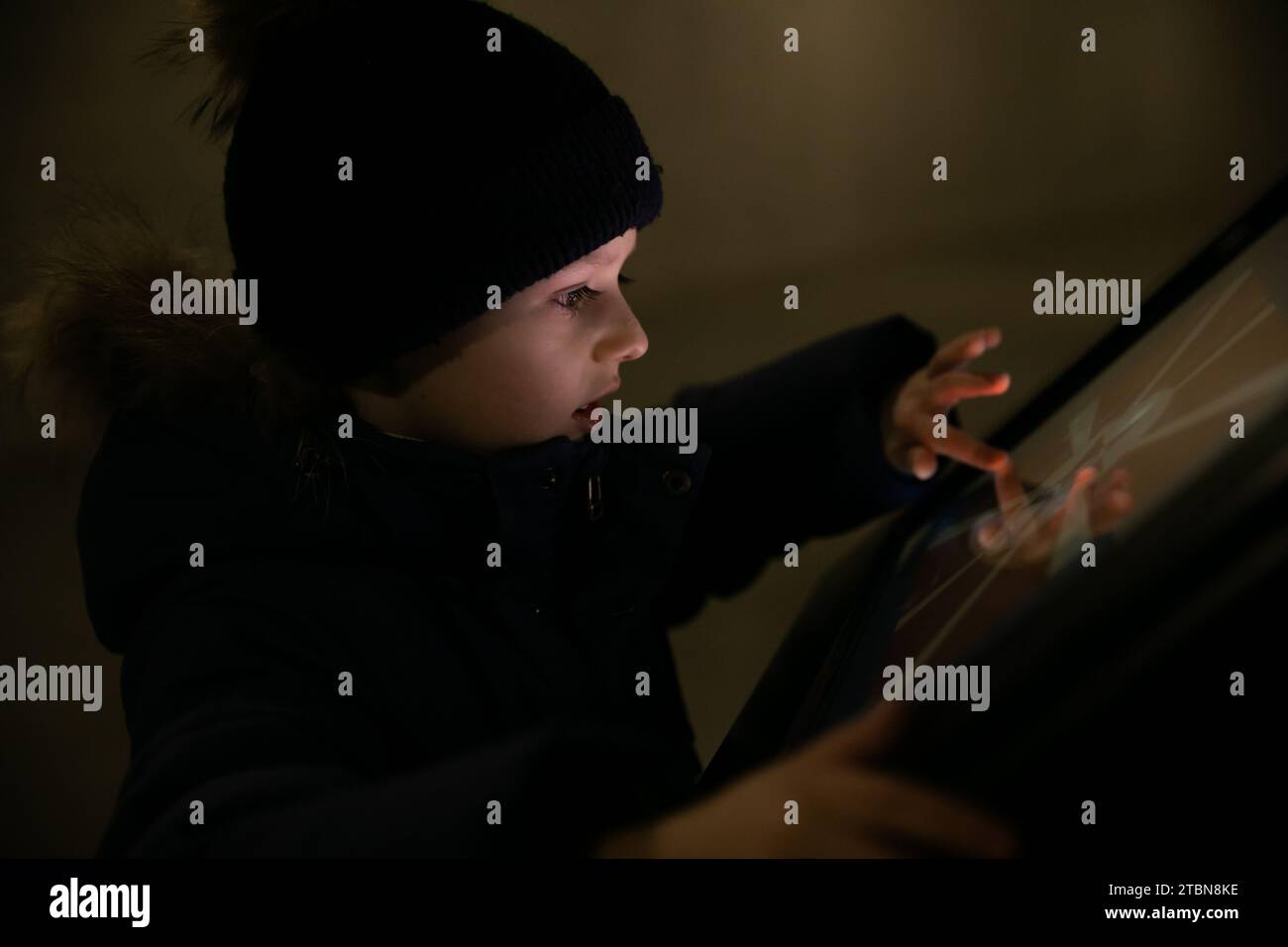 Hi tech protection, biometric identification and security scanning ...