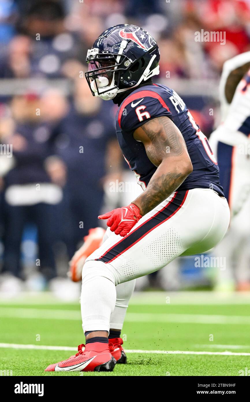 Houston Texans linebacker Denzel Perryman (6) in action against Denver ...