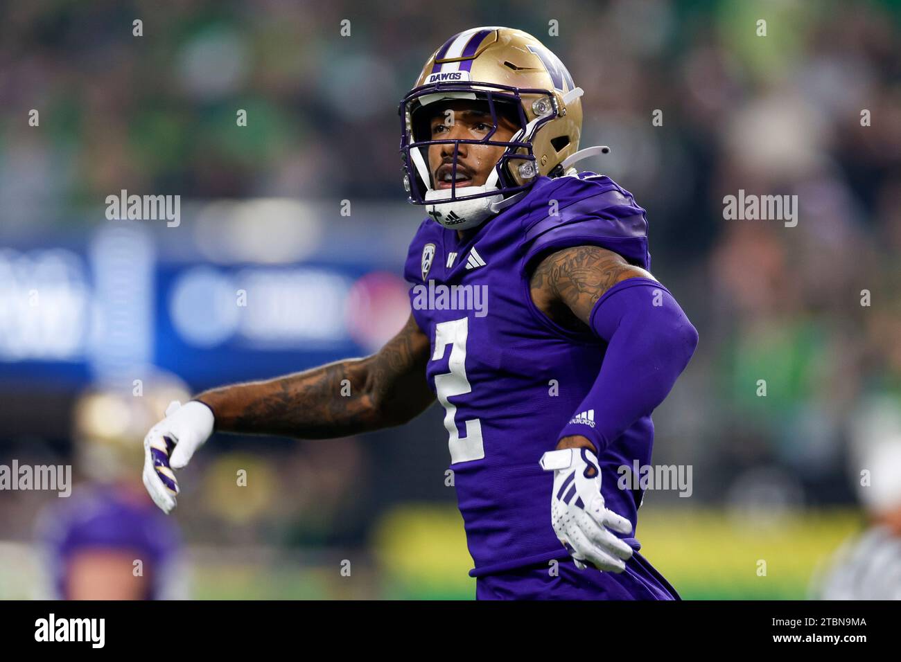 Washington Huskies wide receiver Ja'Lynn Polk (2) celebrates in the ...