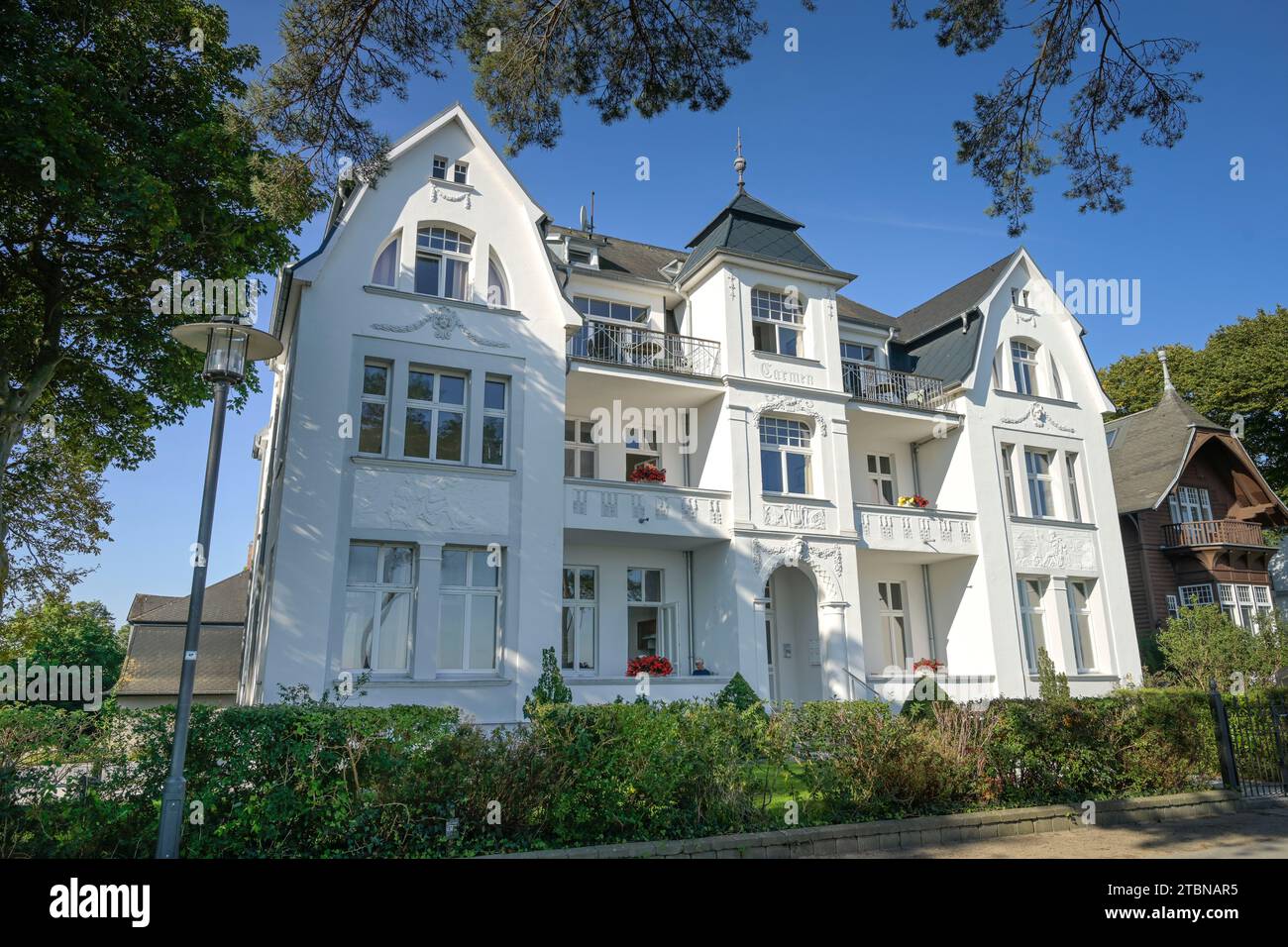 Villa Carmen, Strandpromenade, Bansin, Usedom, Mecklenburg-Vorpommern ...