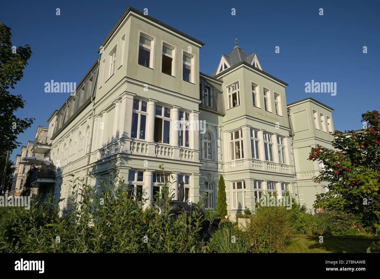 Villa Margarethe, Dünenstraße, Ahlbeck, Usedom, Mecklenburg-Vorpommern ...