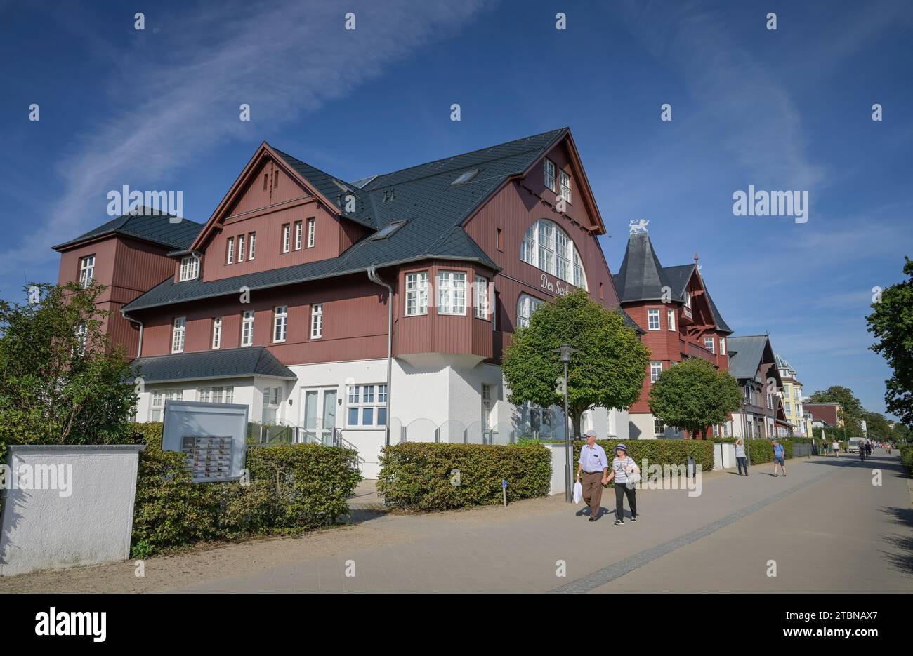Der Seehof, Strandpromenade, Bansin, Usedom, Mecklenburg-Vorpommern ...