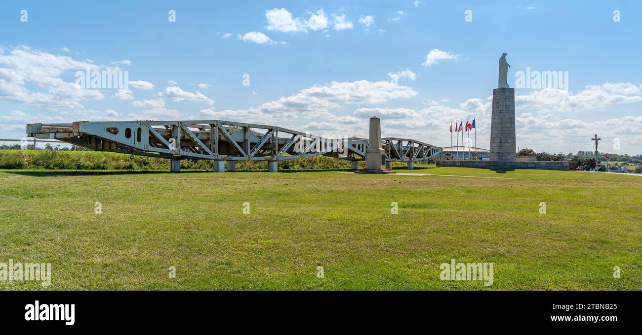 Memorial Royal Engineers near Arromanches-les-Bains which was one of ...