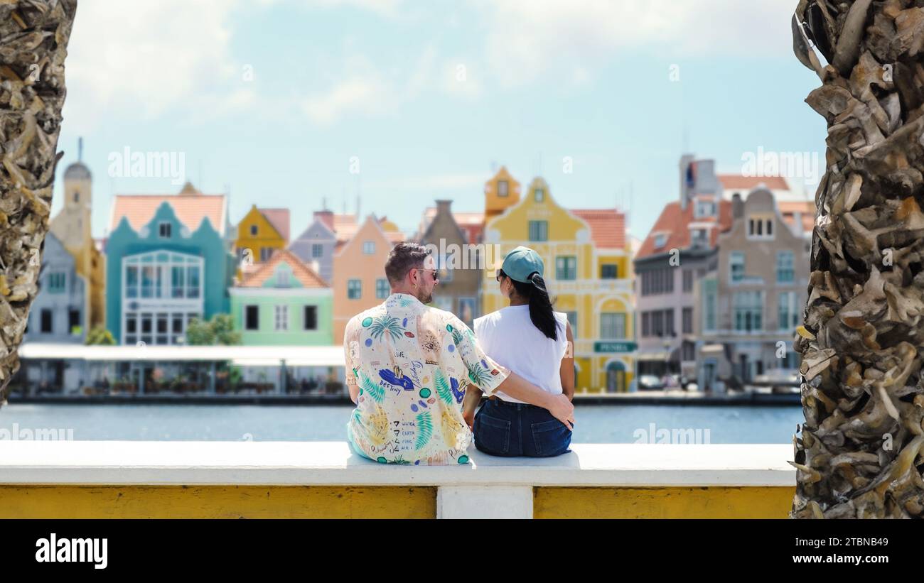 Willemstad Curacao has colorful buildings around Willemstad Punda and ...