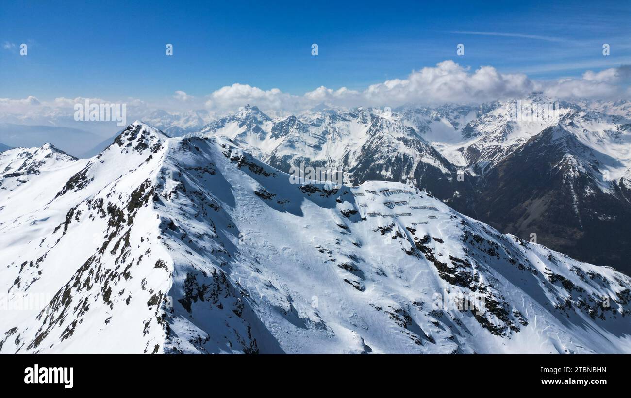 The top of the Italian Alps Stock Photo - Alamy