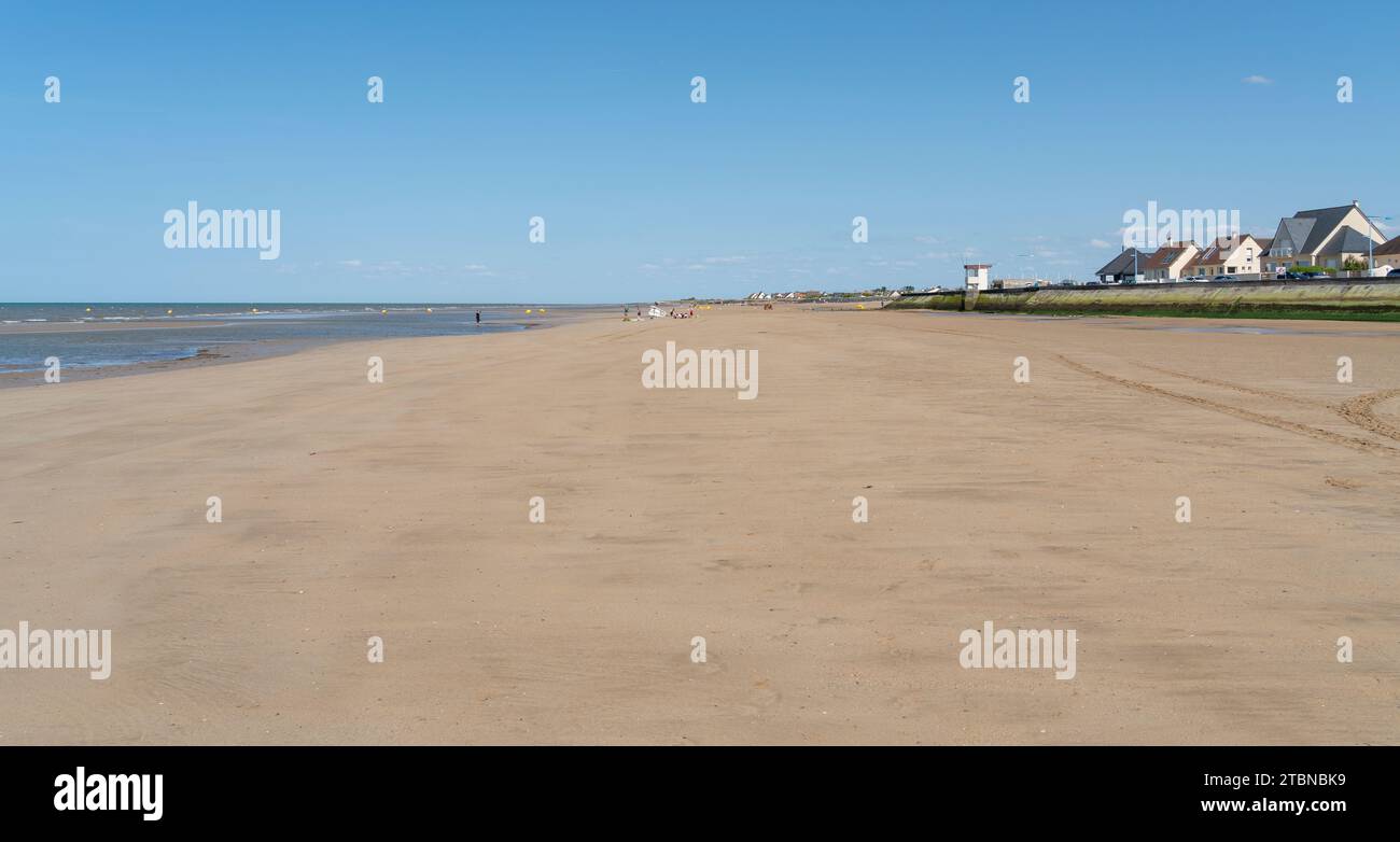 Scenery at Gold beach near Arromanches-les-Bains which was one of the ...