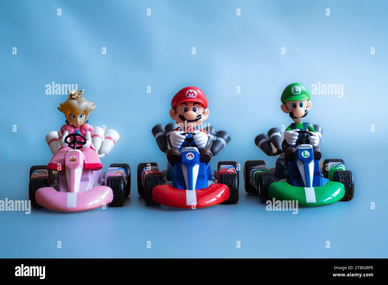 Lviv, Ukraine - December 7, 2023: Super Mario, Luigi and Princess in ...