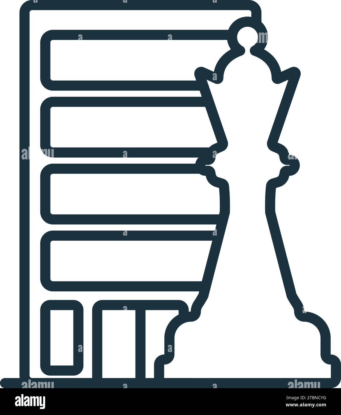 Corporate strategy icon. Monochrome simple sign from business concept ...