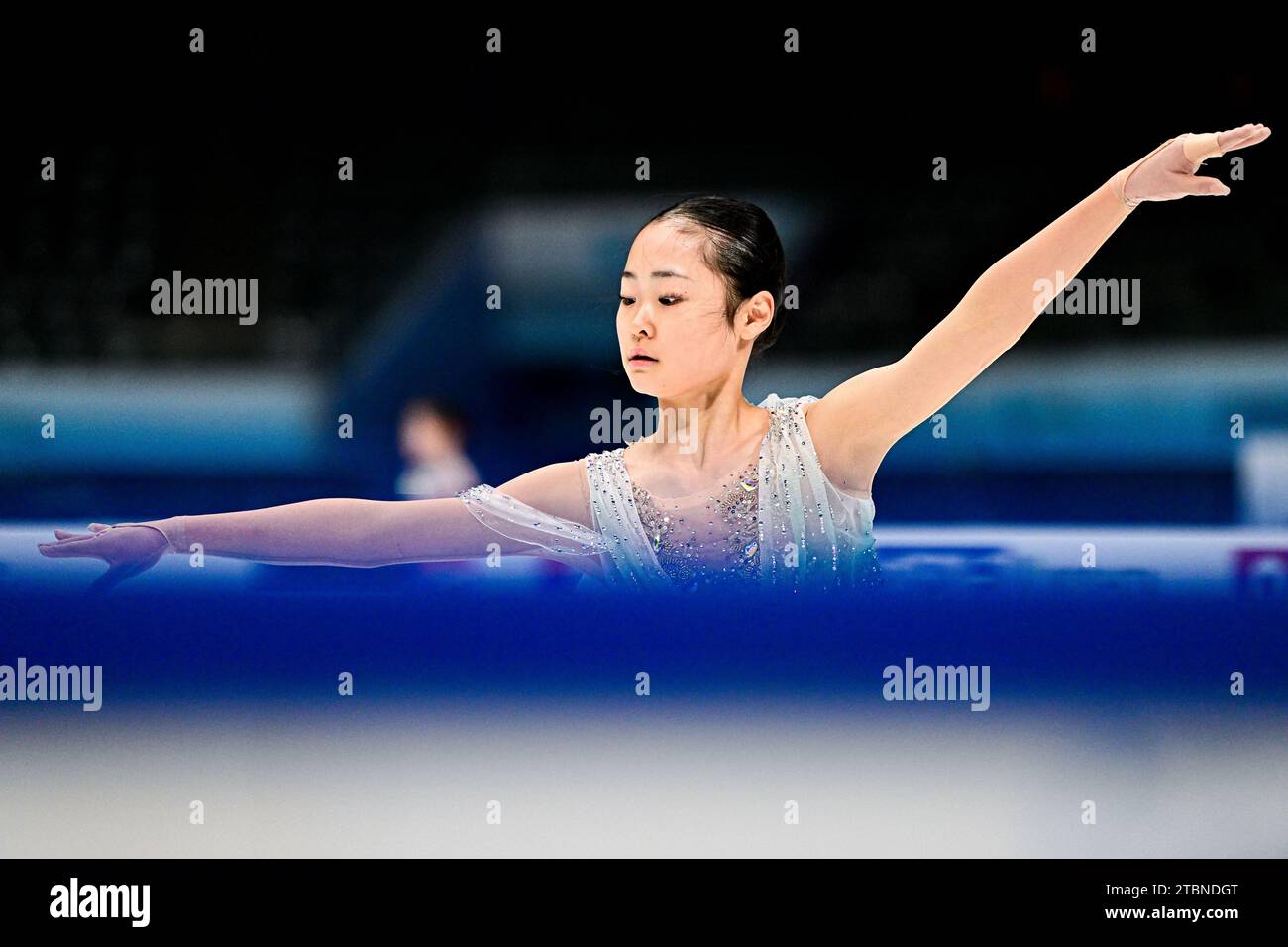 Mao SHIMADA (JPN), during Junior Women Practice, at the ISU Grand Prix ...